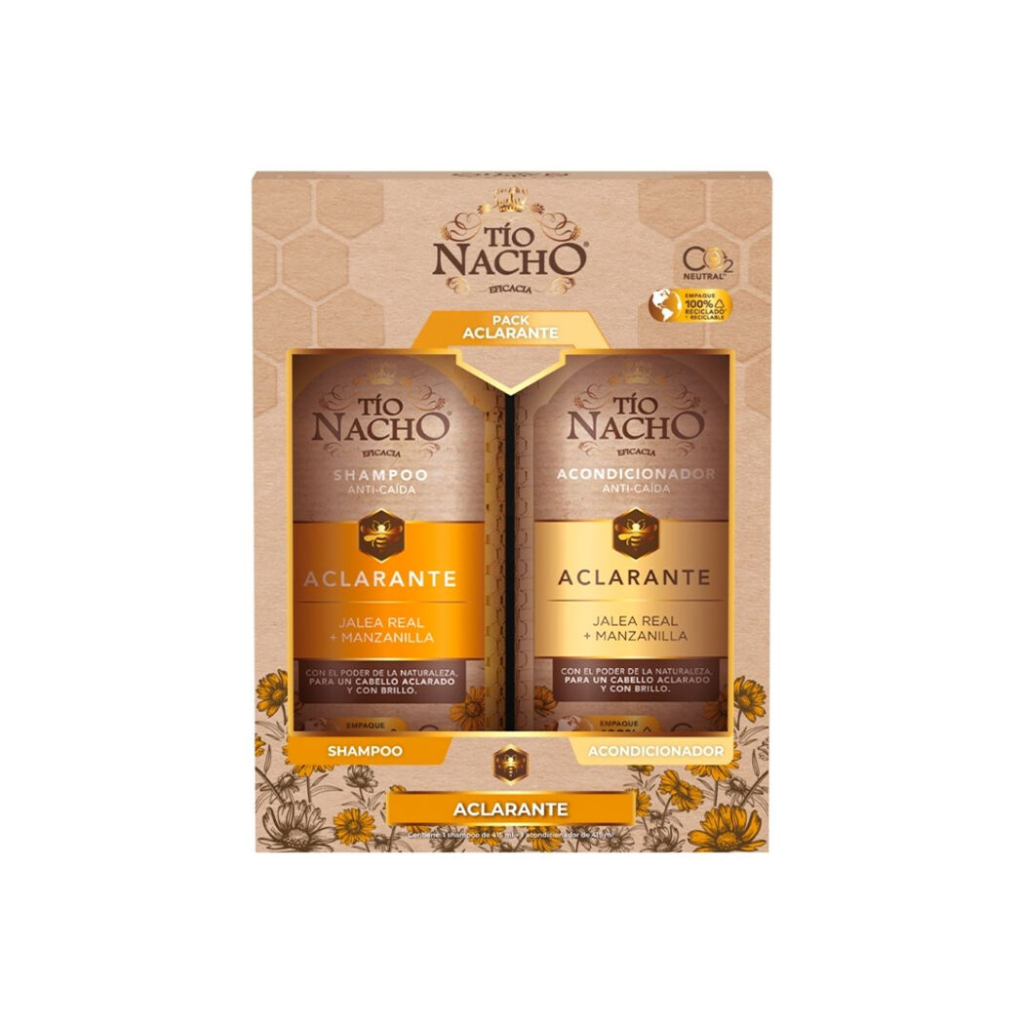 Pack Tío Nacho aclarante Shampoo + Acondicionador » WELLSTORE
