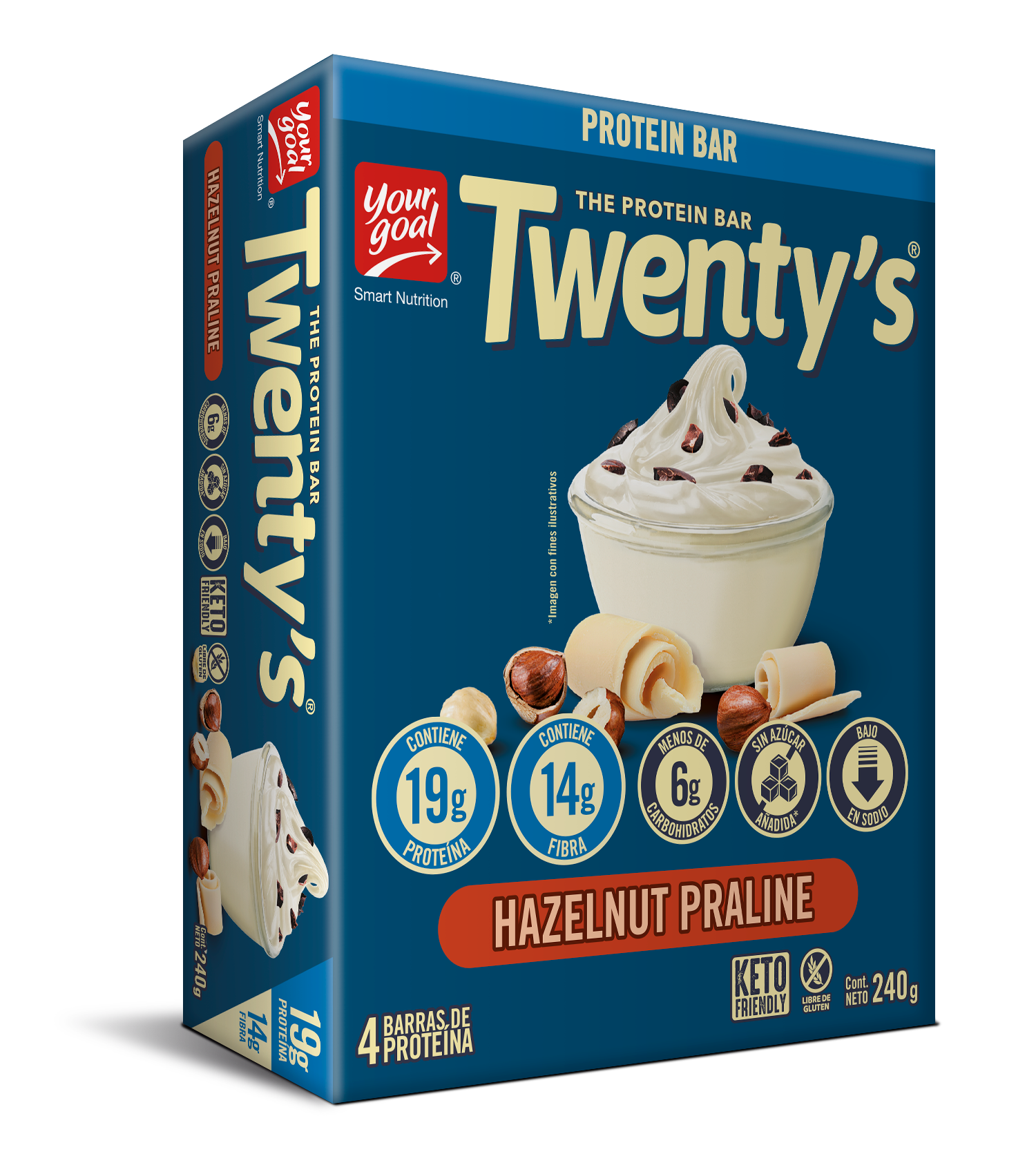 Barra de Proteína Twenty's Hazelnut Praline » WELLSTORE